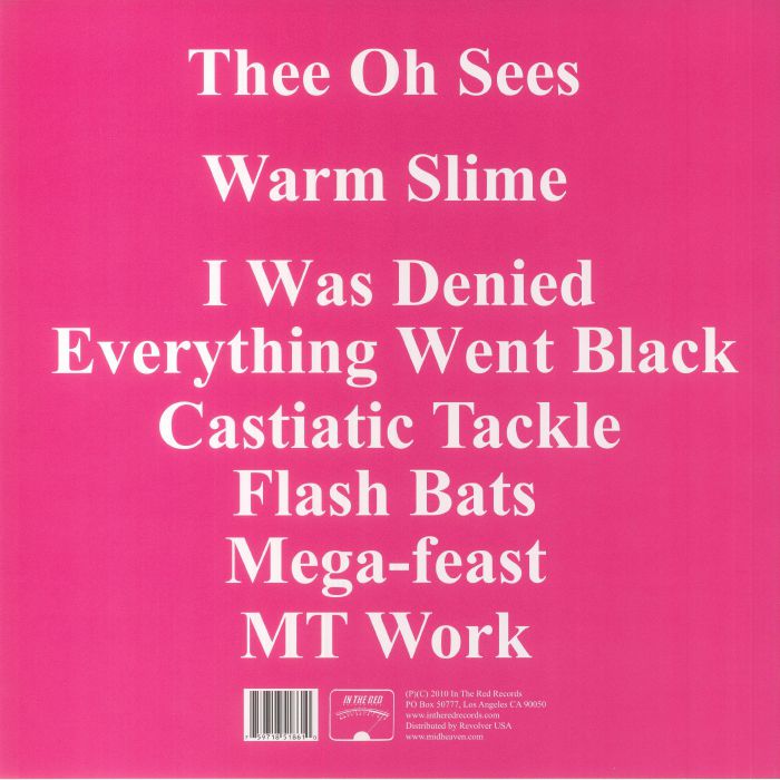 THEE OH SEES - Warm Slime Vinyl at Juno Records.