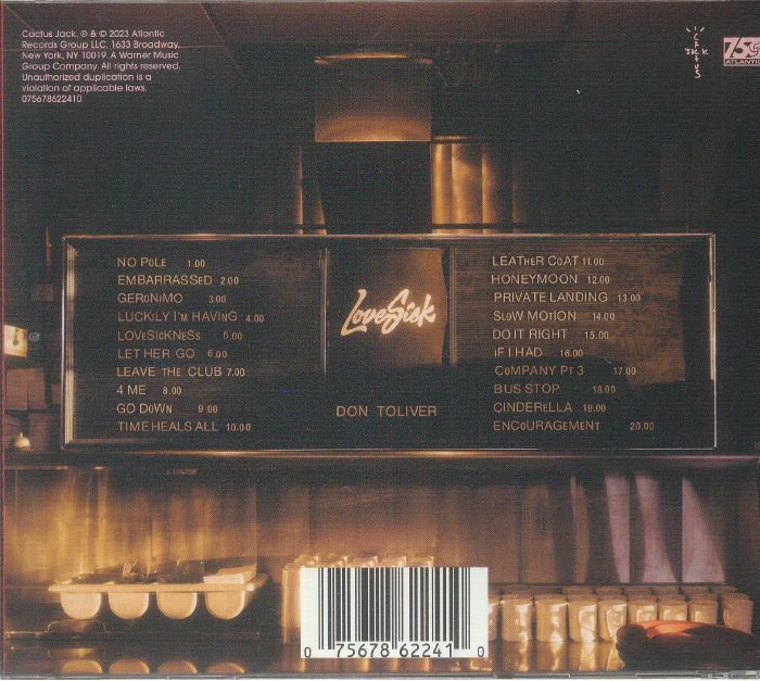 Don TOLIVER - Love Sick (Deluxe Edition) CD at Juno Records.