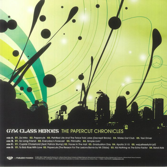 GYM CLASS HEROES - The Papercut Chronicles Vinyl at Juno Records.