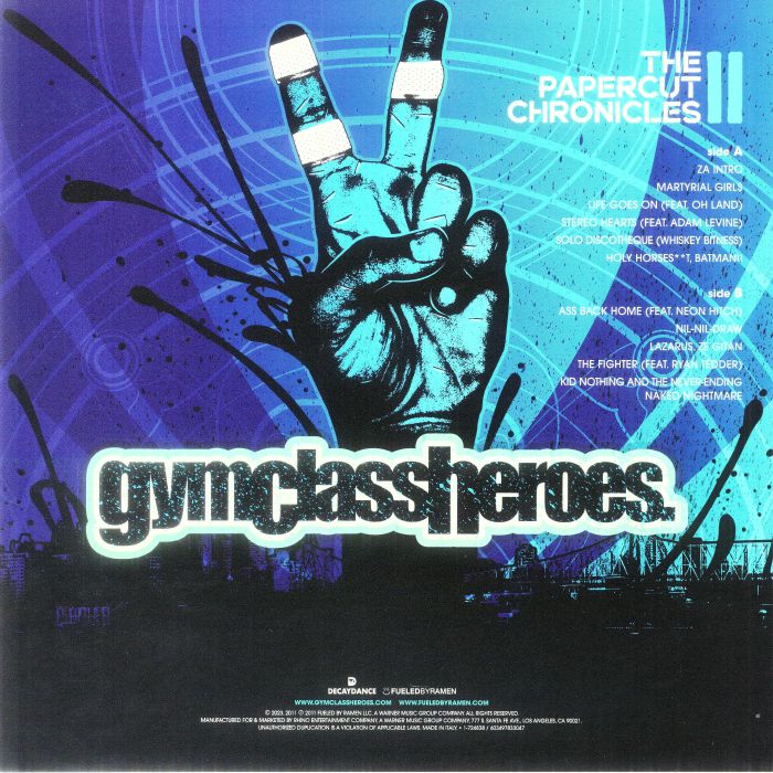 GYM CLASS HEROES - The Papercut Chronicles II Vinyl at Juno Records.