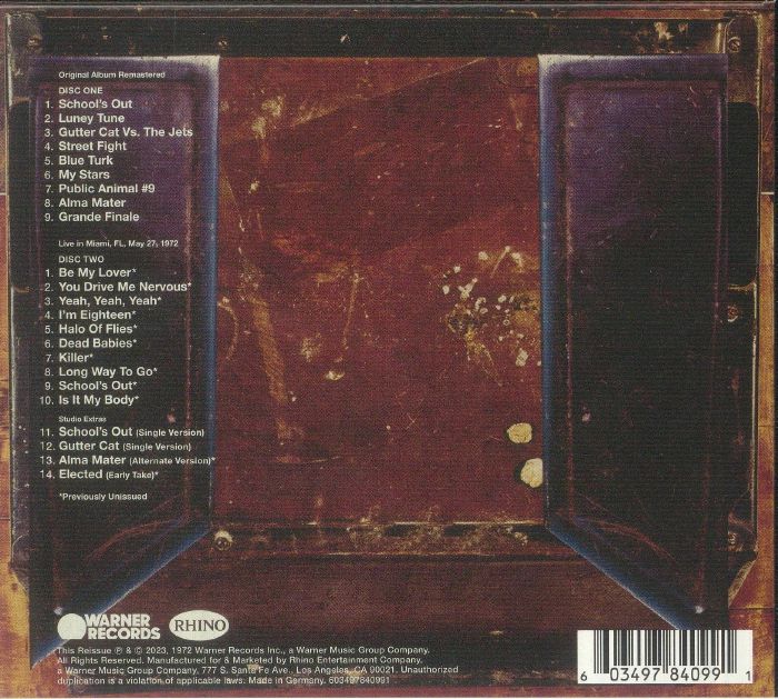 ALICE COOPER - School s Out (50th Anniversary Deluxe Edition) CD at Juno Records.