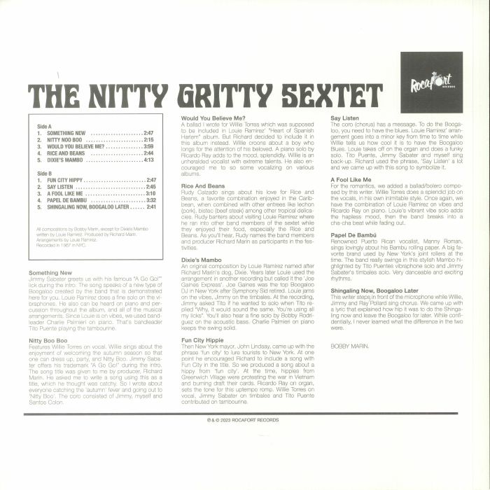 The NITTY GRITTY SEXTET - The Nitty Gritty Sextet Vinyl at Juno Records.