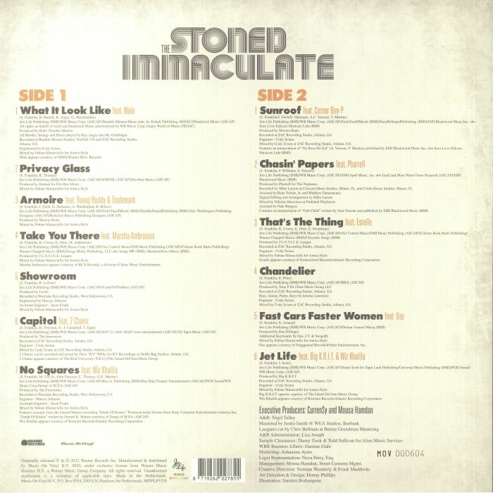 CURRENSY - Stoned Immaculate (reissue) Vinyl at Juno Records.