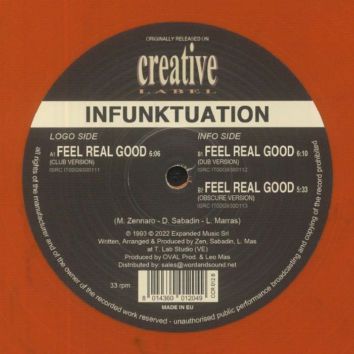 INFUNKTUATION - Feel Real Good (reissue) Vinyl at Juno Records.