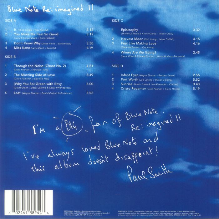 VARIOUS - Blue Note Re:imagined II (Paul Smith Alternate Cover Version ...