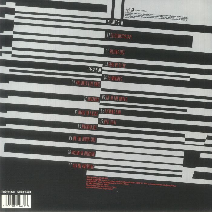 The STROKES - First Impressions Of Earth (reissue) Vinyl at Juno Records.