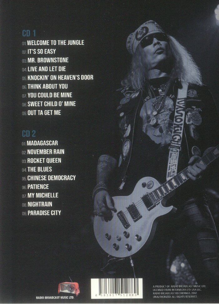 GUNS 'N' ROSES - Live On Stage CD at Juno Records.