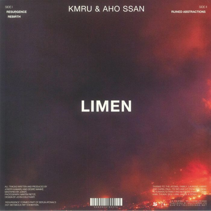 KMRU/AHO SSAN - Limen Vinyl at Juno Records.