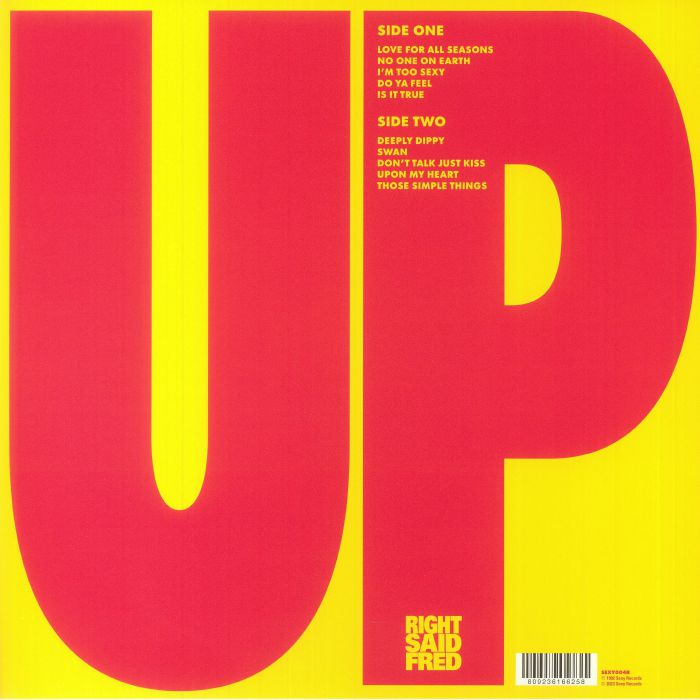 RIGHT SAID FRED - Up Vinyl at Juno Records.