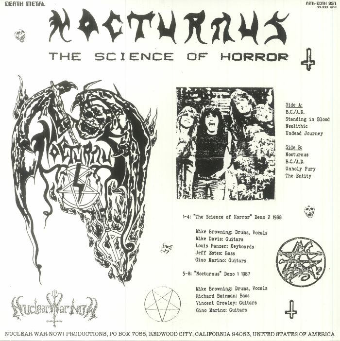 NOCTURNUS - The Science Of Horror Vinyl at Juno Records.