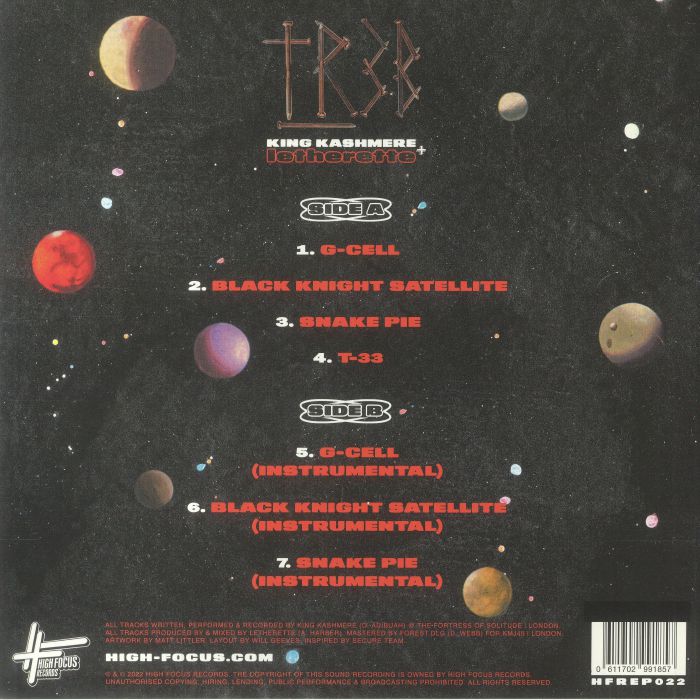 KING KASHMERE/LETHERETTE - TR3B Vinyl at Juno Records.