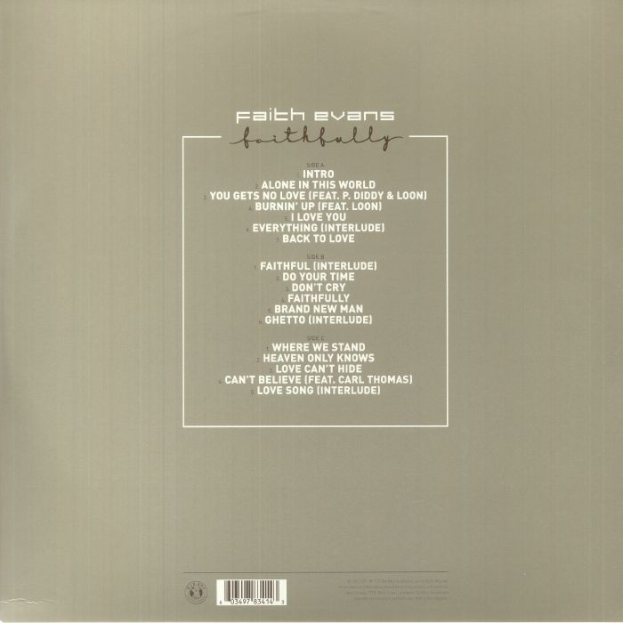 Faith EVANS - Faithfully Vinyl at Juno Records.