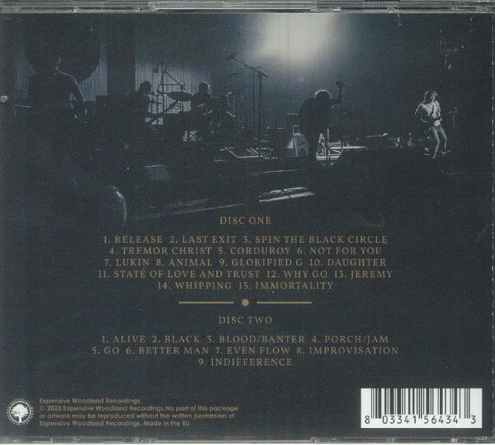 PEARL JAM - Live In OZ 1995 CD at Juno Records.