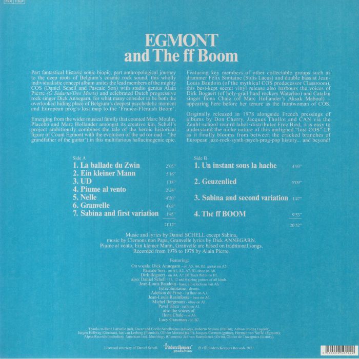 Daniel SCHELL/DICK ANNEGARN - Egmont & The Ff Boom Vinyl at Juno Records.