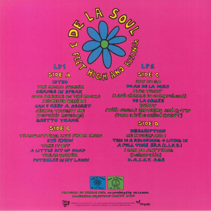 DE LA SOUL - 3 Feet High & Rising (reissue) Vinyl at Juno Records.