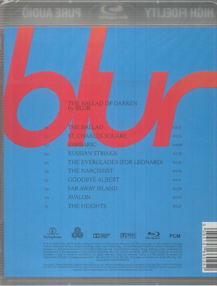 BLUR - The Ballad Of Darren at Juno Records.