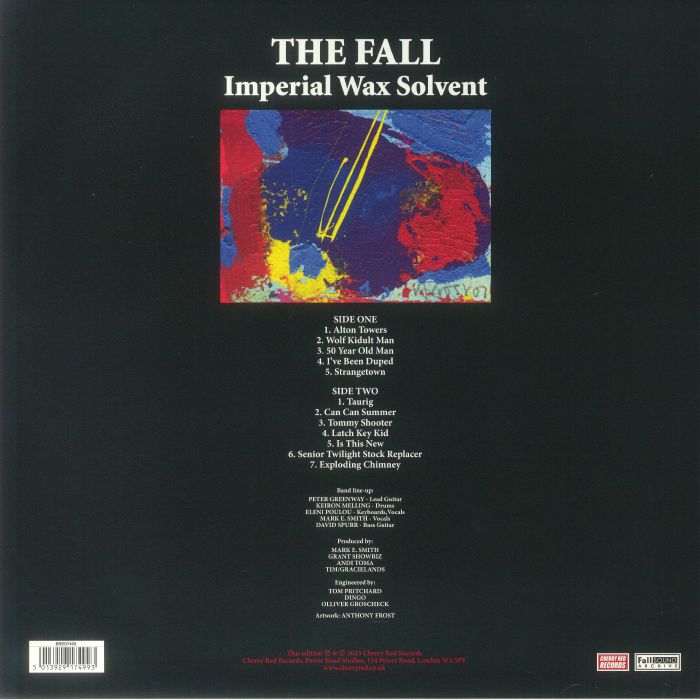The FALL - Imperial Wax Solvent (reissue) Vinyl at Juno Records.