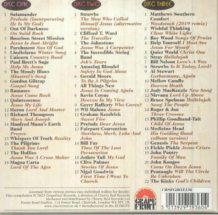 VARIOUS - All God's Children: Songs From The British Jesus Rock ...