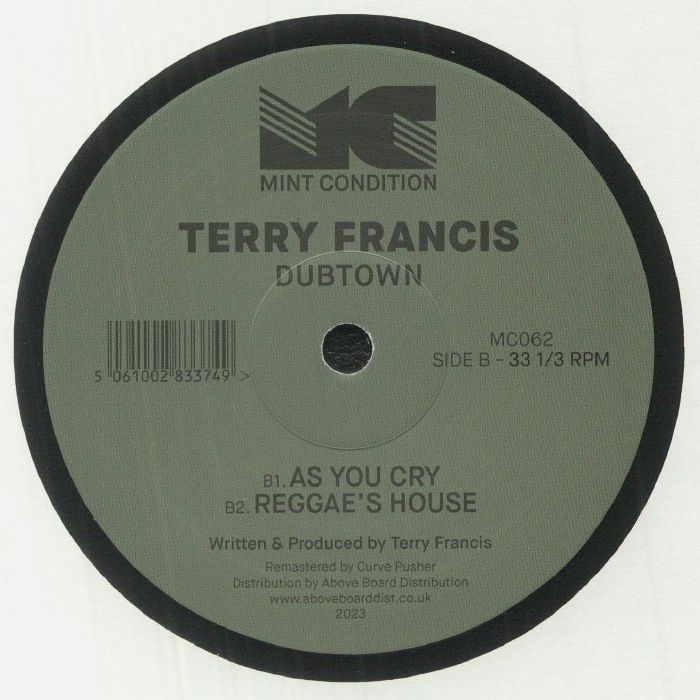 Terry FRANCIS - Dubtown (remastered) Vinyl at Juno Records.