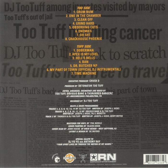 DJ TOO TUFF - Behold The Detonator Vinyl at Juno Records.