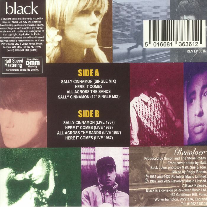 The STONE ROSES - Sally Cinnamon (35th Anniversary Edition) (half speed ...