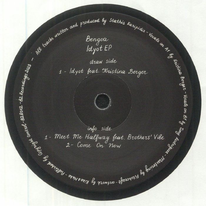 BENGOA feat KRISTINA BERGER/BROTHERS VIBE - Idyot EP Vinyl at Juno Records.