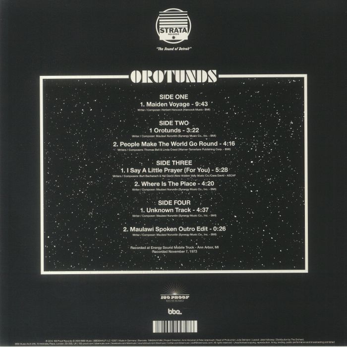 MAULAWI - Orotunds Vinyl at Juno Records.