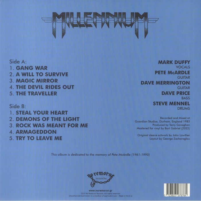 MILLENNIUM - Millennium (reissue) Vinyl at Juno Records.