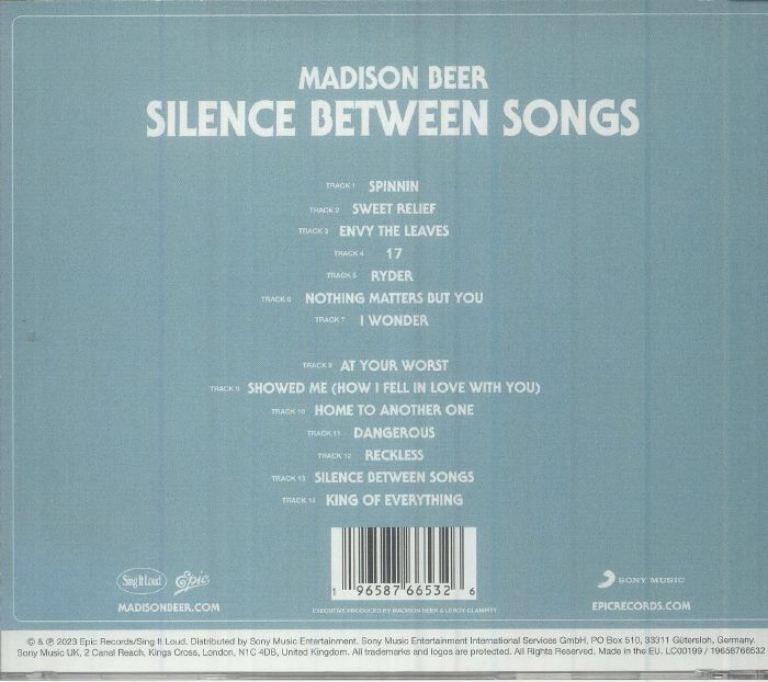 Madison BEER - Silence Between Songs CD at Juno Records.