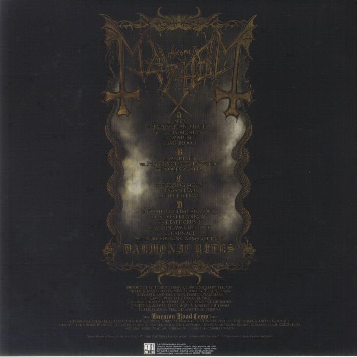 MAYHEM - Daemonic Rites Vinyl at Juno Records.