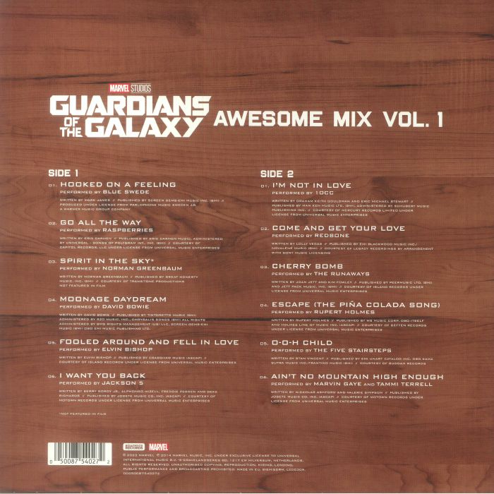 VARIOUS - Guardians Of The Galaxy: Awesome Mix Vol 1 (Soundtrack) Vinyl at Juno Records.