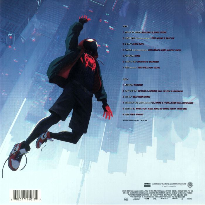 VARIOUS - Spiderman: Into The Spider Verse (Soundtrack) Vinyl at Juno ...