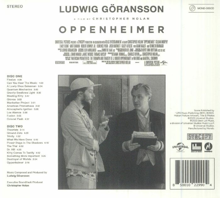 Ludwig Goransson Oppenheimer Soundtrack Cd At Juno Records