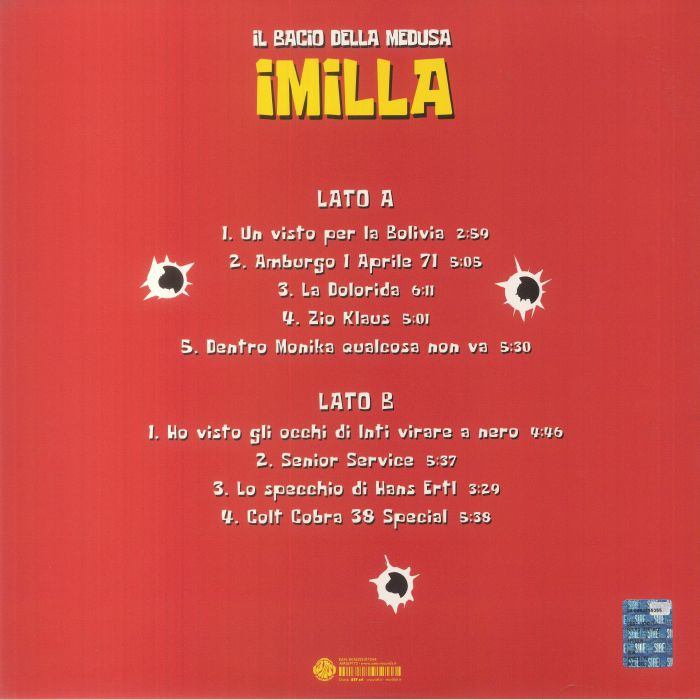 IL BACIO DELLA MEDUSA - Imilla Vinyl at Juno Records.