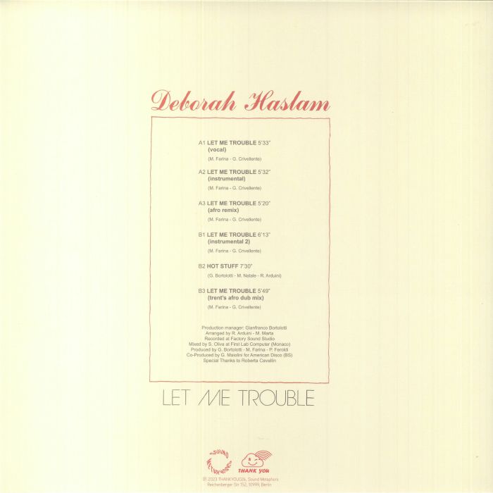 Deborah HASLAM - Let Me Trouble (remastered) Vinyl at Juno Records.