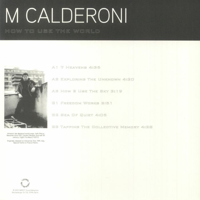 M CALDERONI - How To Use The World (remastered) Vinyl at Juno Records.