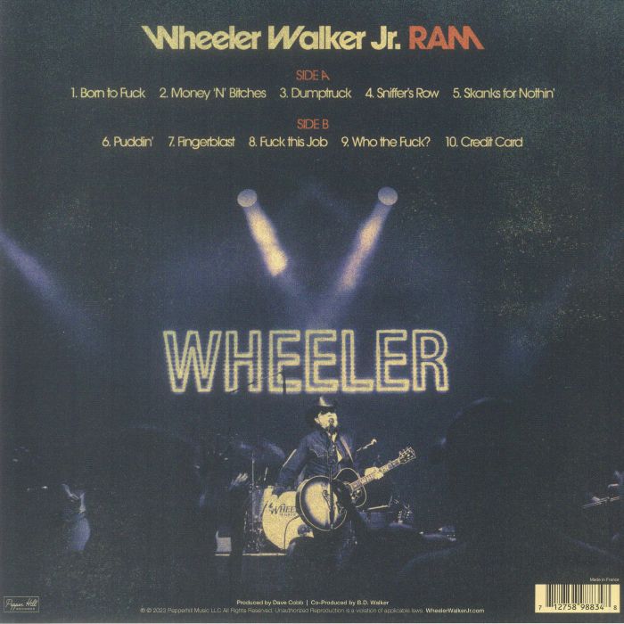 WHEELER WALKER JR - Ram Vinyl at Juno Records.