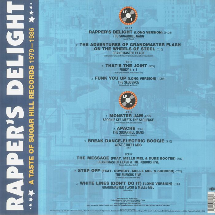 VARIOUS - Rapper s Delight: A Taste Of Sugar Hill Records 1979-1986 ...
