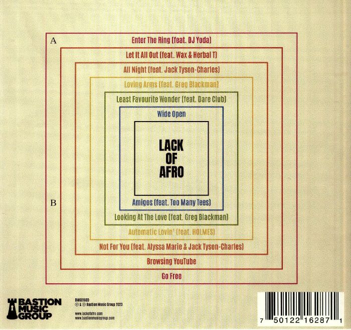 LACK OF AFRO - Square One CD at Juno Records.