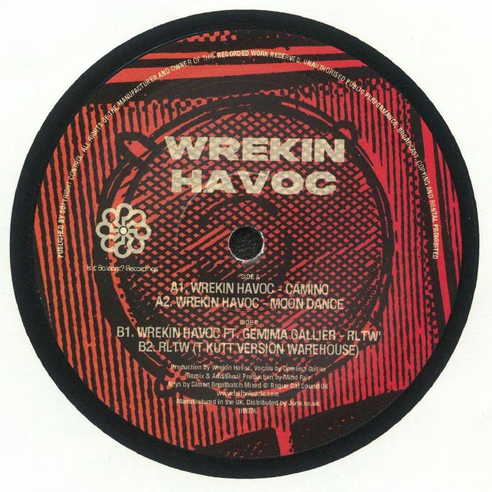 WREKIN HAVOC - Camino EP (feat T Kutt version) Vinyl at Juno Records.
