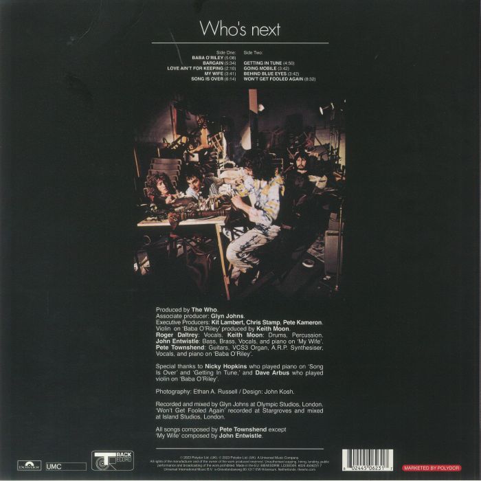 The WHO - Who s Next (50th Anniversary Edition) Vinyl at Juno Records.