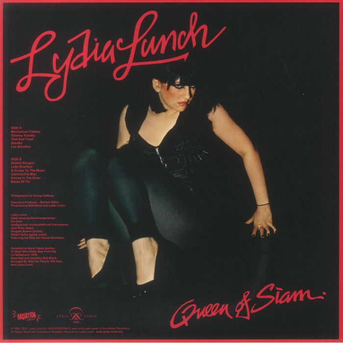 LYDIA LUNCH - Queen Of Siam (reissue) Vinyl at Juno Records.