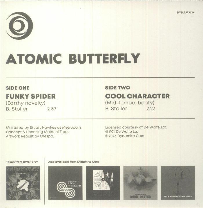 Barry STOLLER - Atomic Butterfly Vinyl at Juno Records.