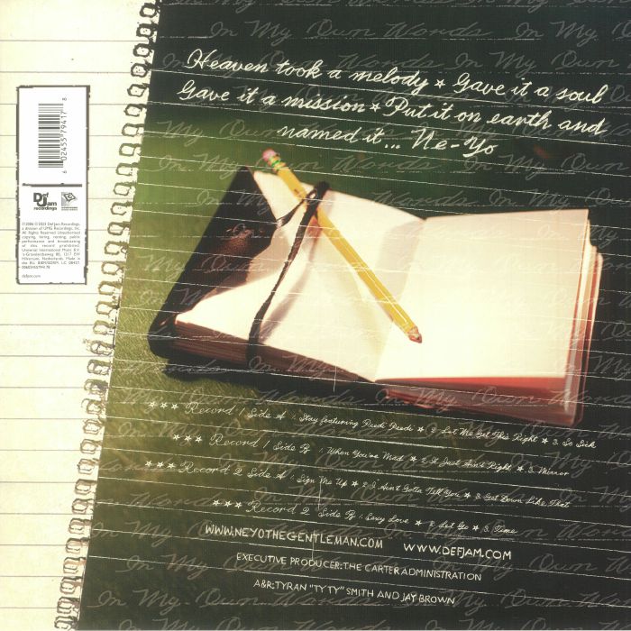 NE YO - In My Own Words (reissue) Vinyl at Juno Records.