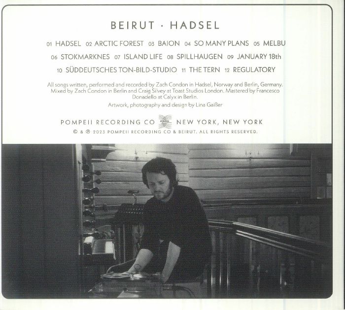 BEIRUT - Hadsel CD at Juno Records.