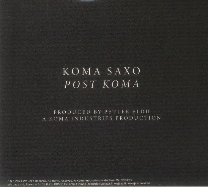 KOMA SAXO - Post Koma CD at Juno Records.