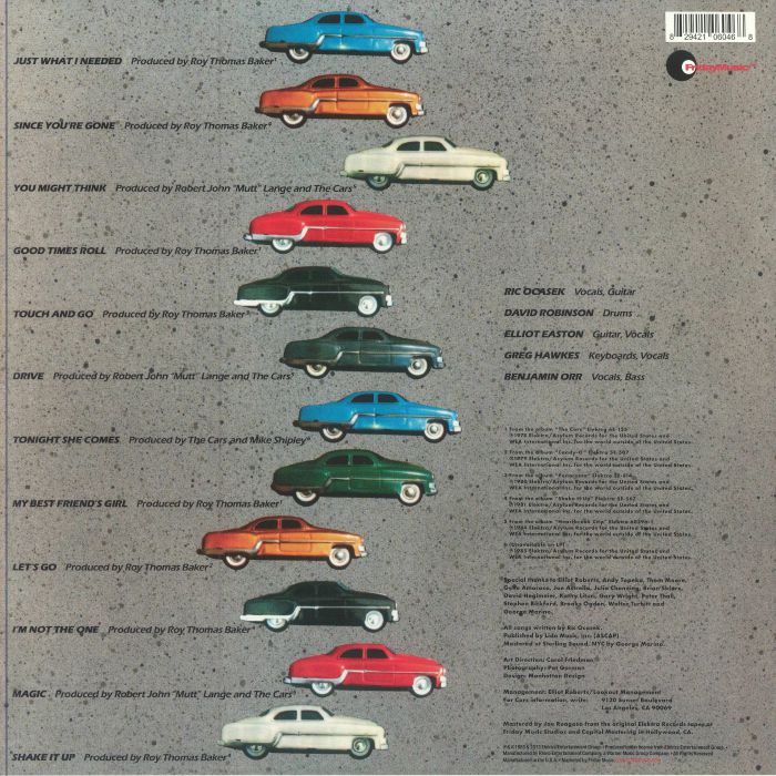 The CARS - Greatest Hits (remastered) Vinyl at Juno Records.