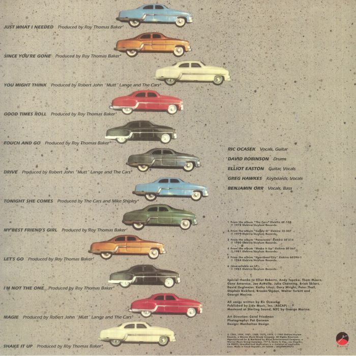 The CARS - Greatest Hits (reissue) Vinyl at Juno Records.