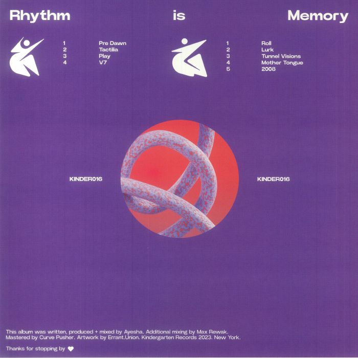 AYESHA - Rhythm Is Memory Vinyl at Juno Records.