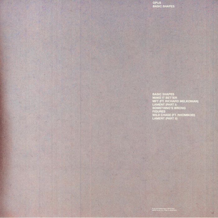 OPUS - Basic Shapes Vinyl at Juno Records.